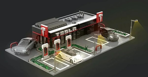 Σταθμός φόρτισης ηλεκτρικών αυτοκινήτων από την Lego | Top Gear Greece